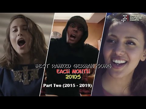 Best Ranked German Song Each Month 2010s: Part 2 (2015 - 2019) - YouTube