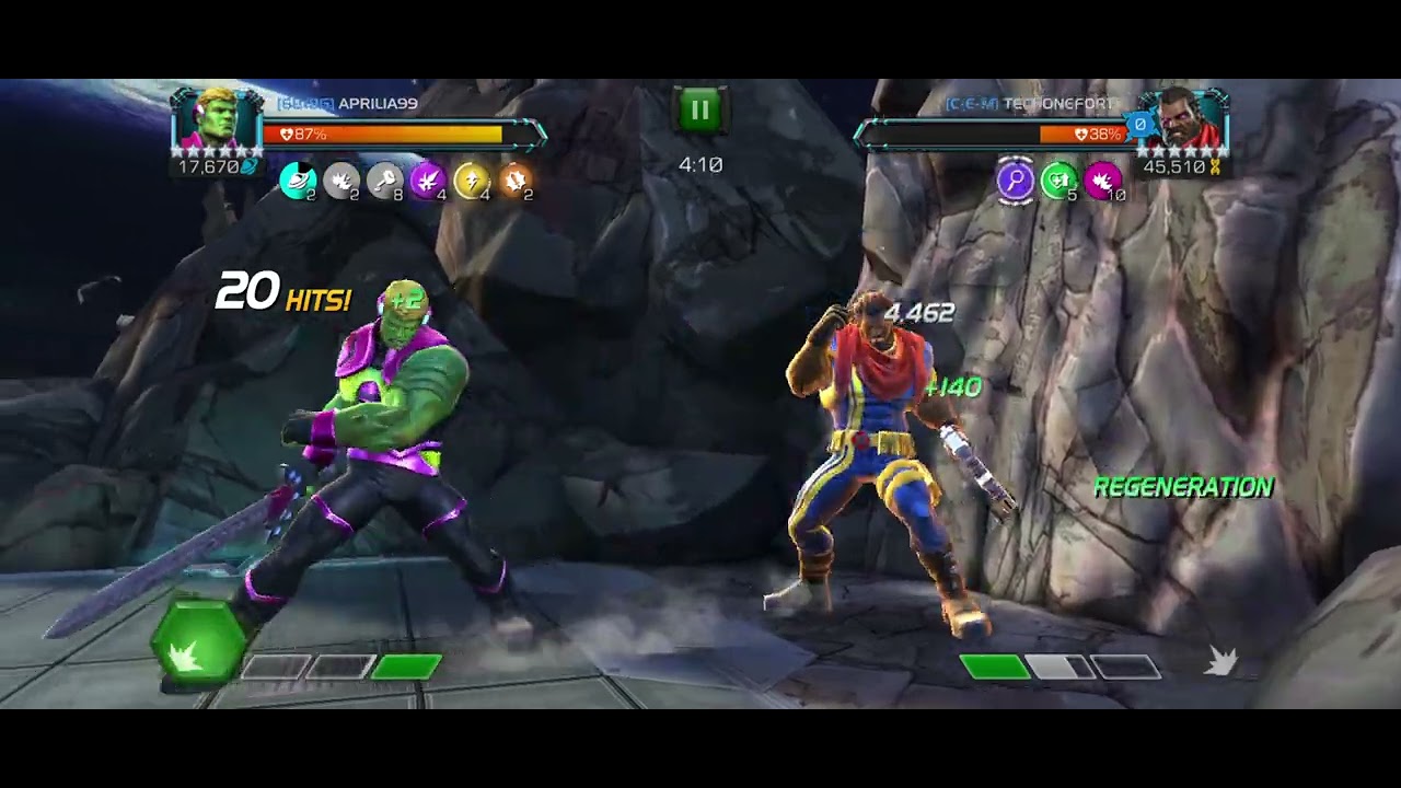MCOC - Hulkling a Great Counter for Bishop - YouTube