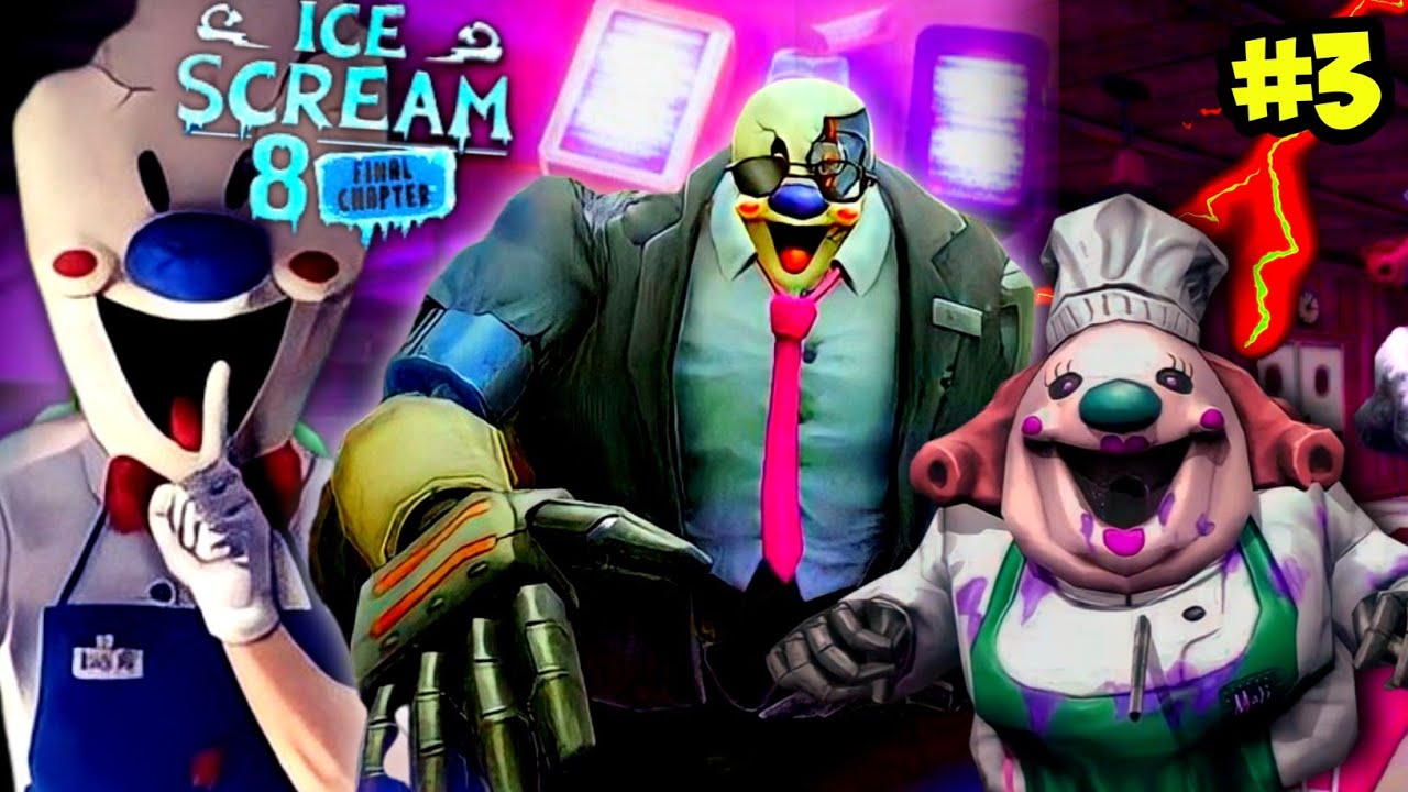Finally Escape Ice Scream Factory (Ice Scream 8 Final Chapter ) - YouTube
