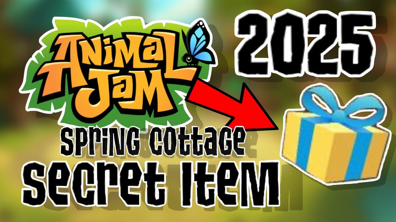 ANIMAL JAM CLASSIC - SECRET ITEM - SPRING COTTAGE - 2025 - YouTube