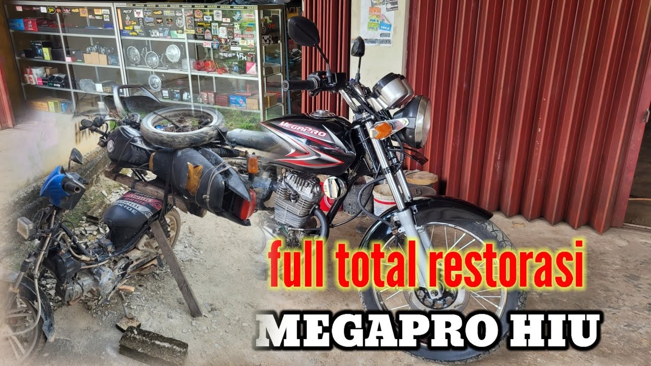 restorasi honda megapro hiu,full total - YouTube