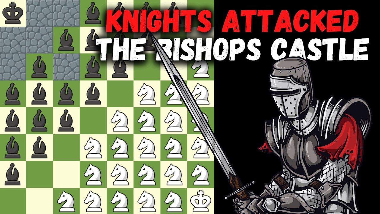 Knights attacked the Bishops castle | Fairy Chess - YouTube