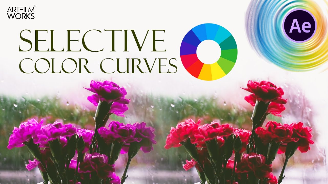 How to Use Selective Color Curves In After Effects CC 2019 - Hindi Tutorial - Artfilmworks - YouTube