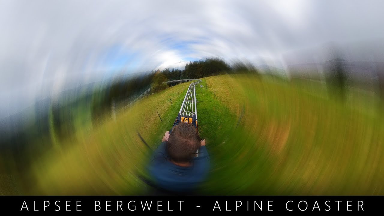 Alpsee Bergwelt Coaster 2019 [4K Insta360 One X] - YouTube