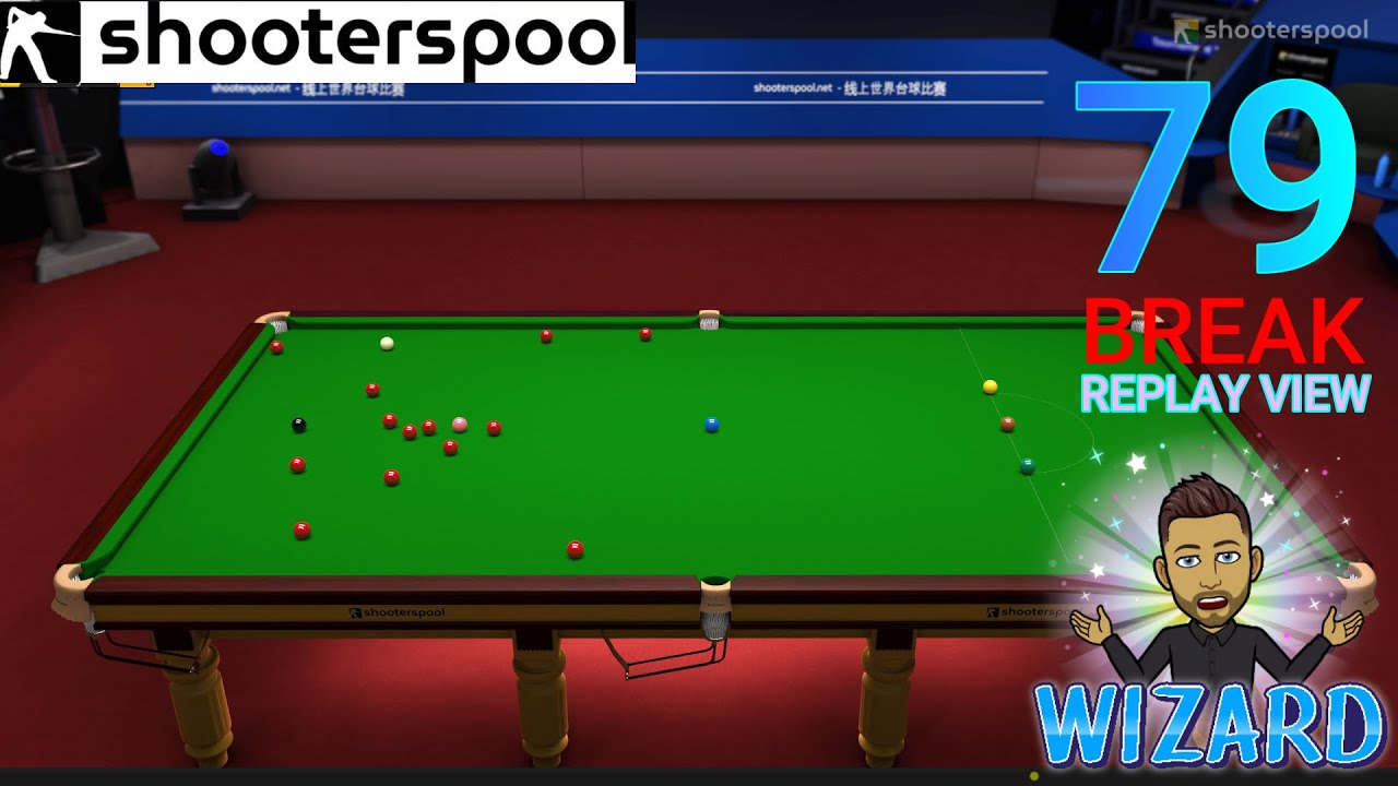 Snooker 79 Break (PC) Billards Simulator | Replay View | ShootersPool ...