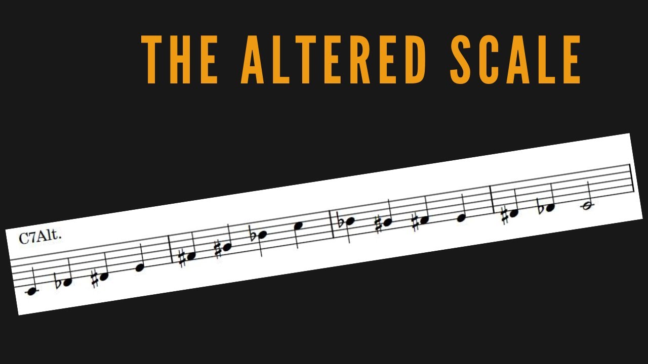 The Altered Dominant Scale---Jazz Improvisation Tutorial - YouTube