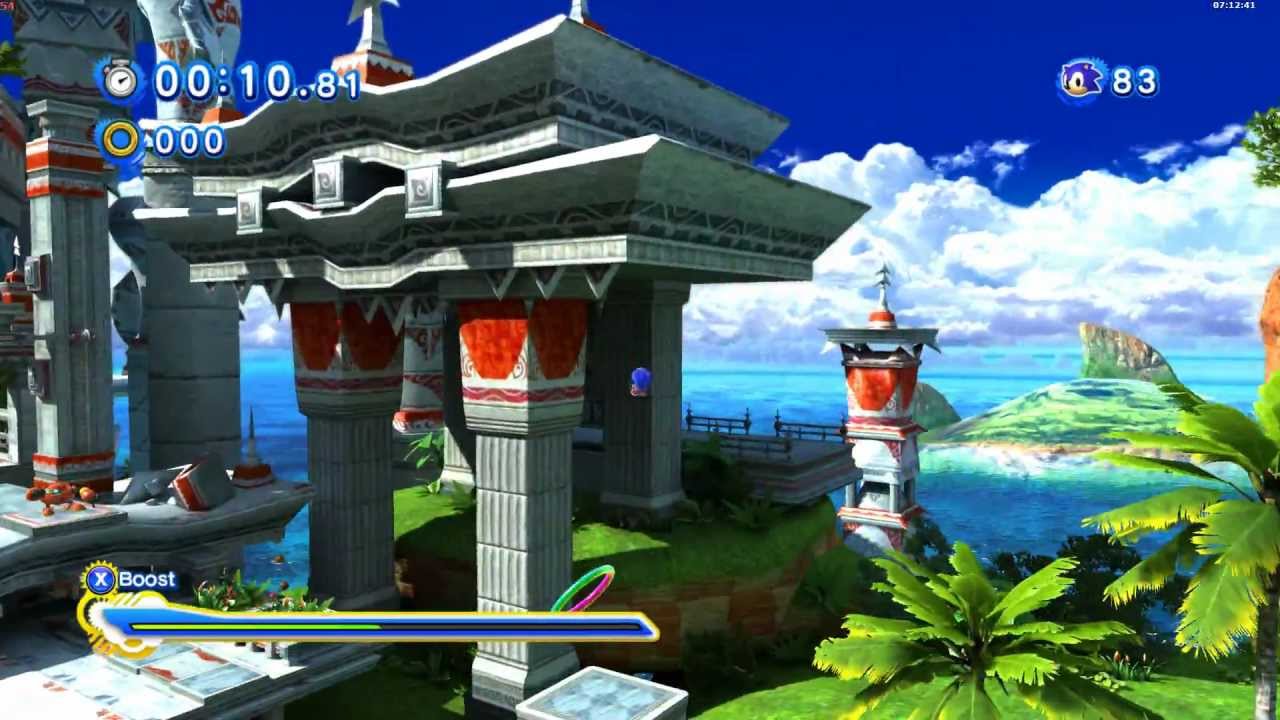 Sonic Generations - Seaside Hill Zone (Act 2 - Modern Sonic) - YouTube