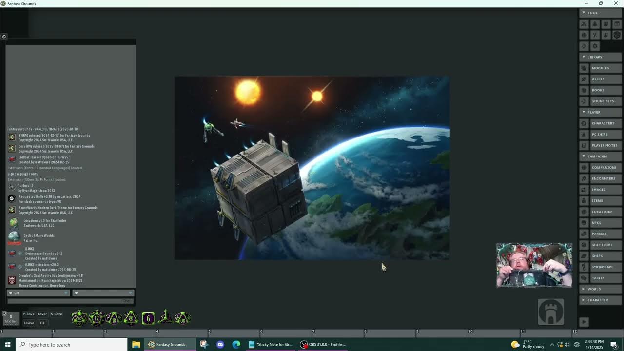 Prepping for Starfinder Using Fantasy Grounds Unity - 68 - Coding abilities - YouTube