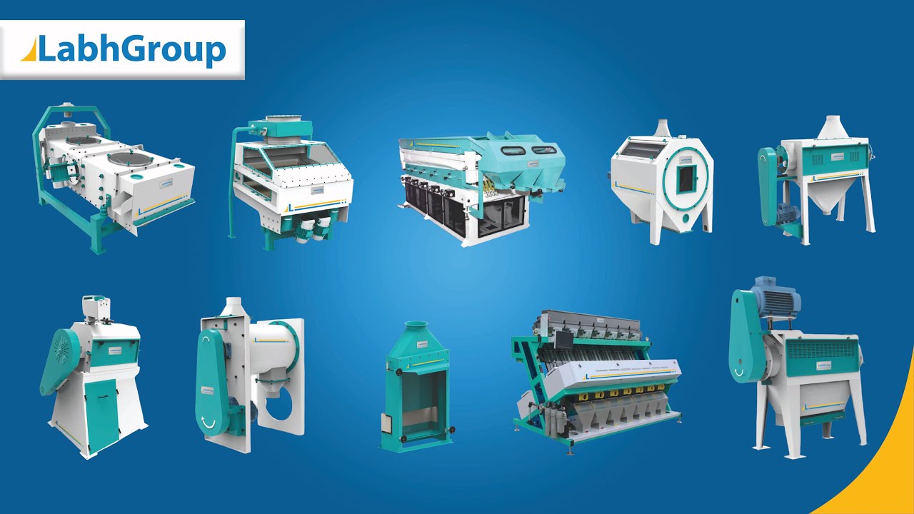 Lentils processing machines | Dal mill plant | Labh Group - YouTube