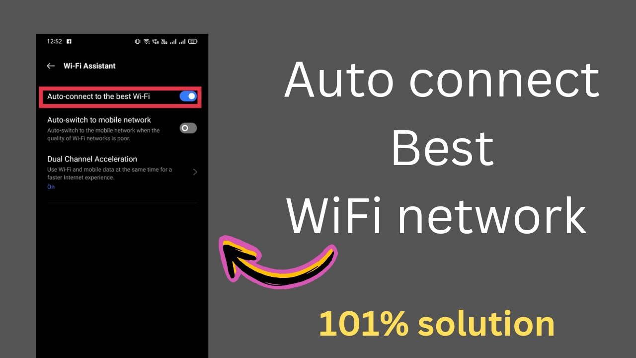 Auto connect best wifi to mobile | when more wifi are open - YouTube