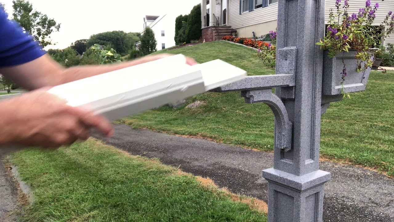 The New Way to Install your Mailbox - YouTube
