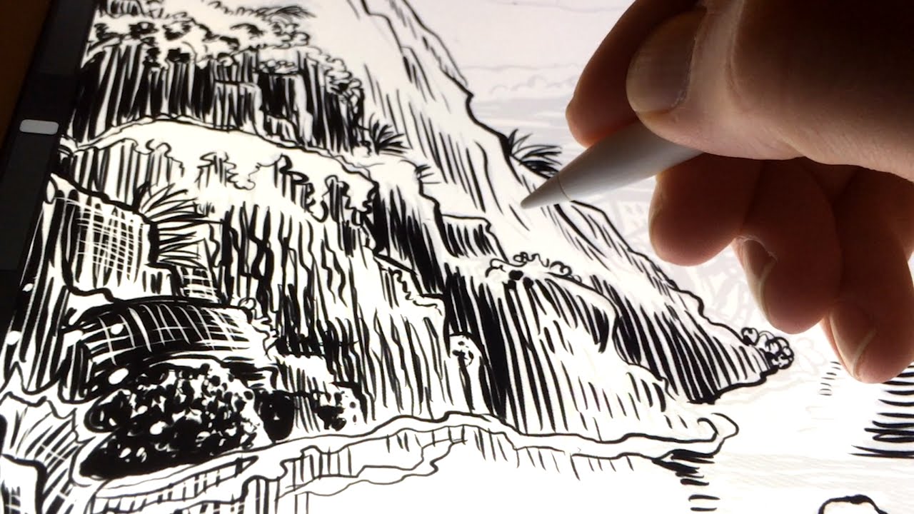 Apple Pencil strips inkten | Stefan Tekent - YouTube