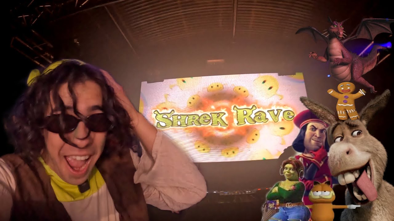 I went to the UK's First SHREK RAVE - YouTube