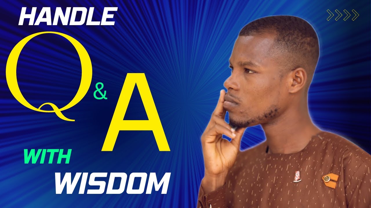 How to handle Questions after a presentation - Public Speaking Tips ...