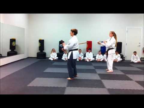 Cane Kata at Tiger Martial Arts - YouTube