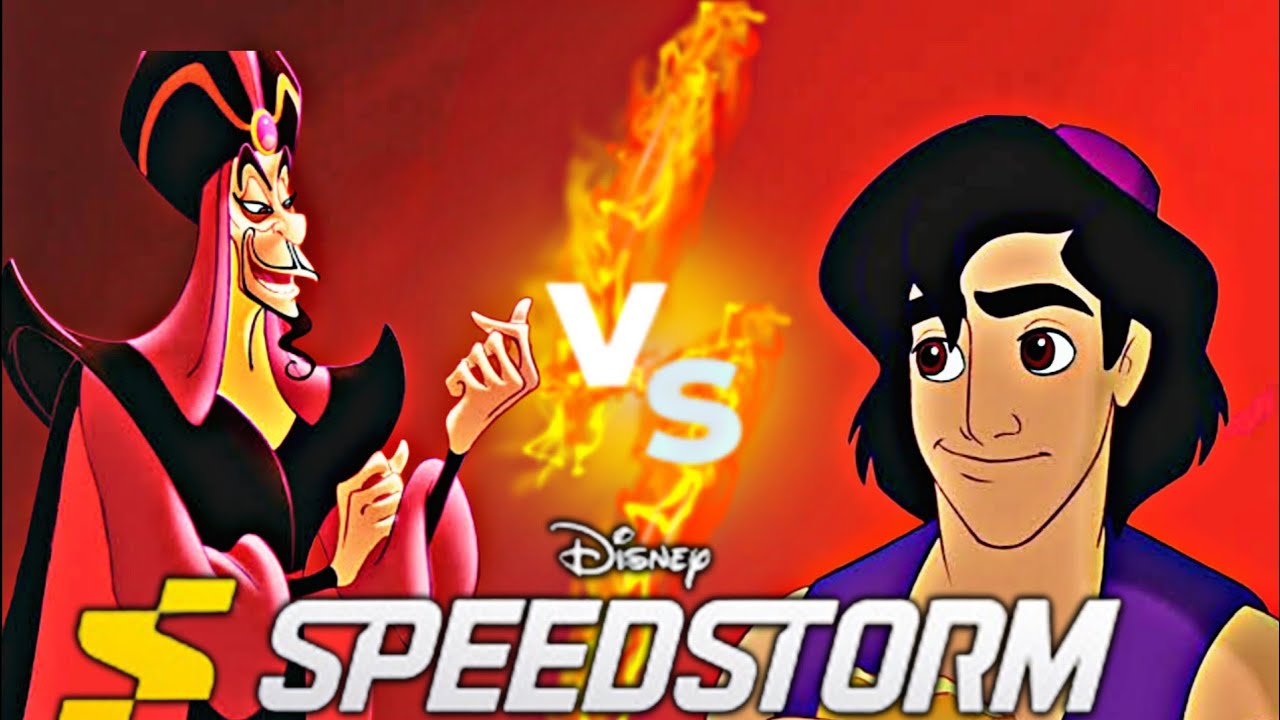Disney Speedstorm Heroe vs Villano Aladin vs Jafar - YouTube