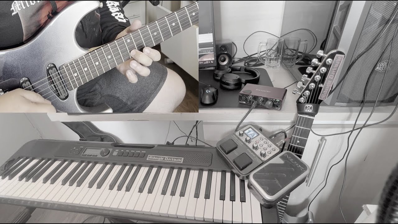 Preview of next album - Midnight Darkwave at Home Studio - YouTube
