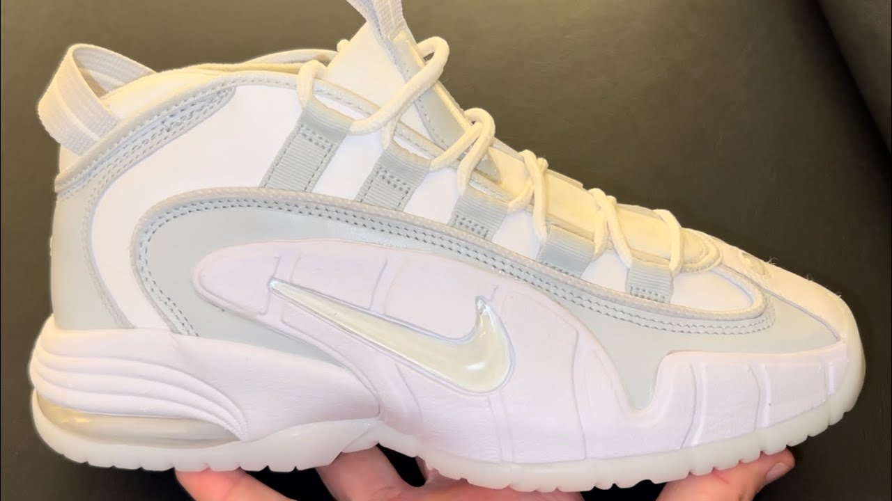 Nike Air Max Penny 1 Pure Platinum Shoes - YouTube