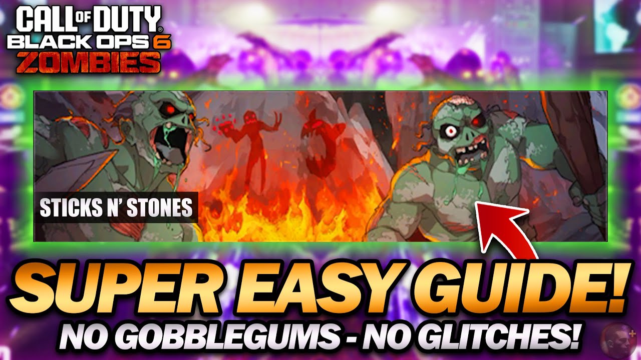 The BEST METHOD to Unlock the "STICKS N' STONES" Dark Ops Challenge ...