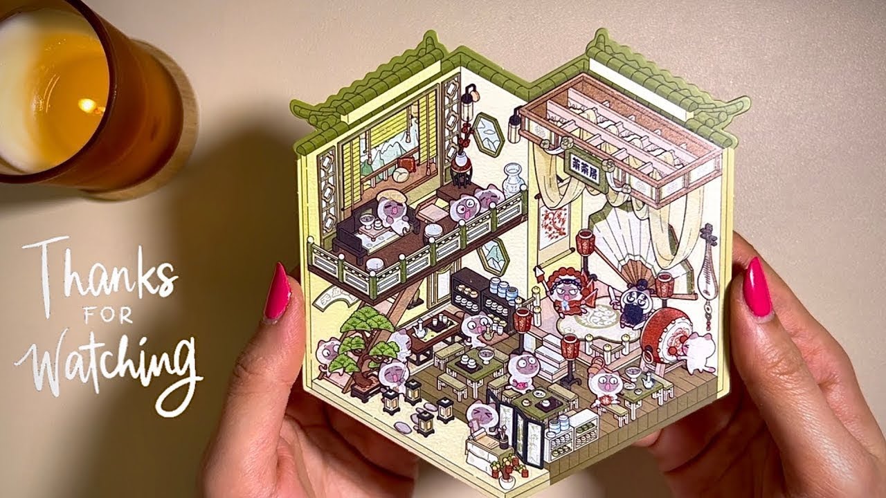 [ASMR] Scene Sticker | DIY | استیکر روز شادی موجودات کوچولو 🎭🌿 - YouTube
