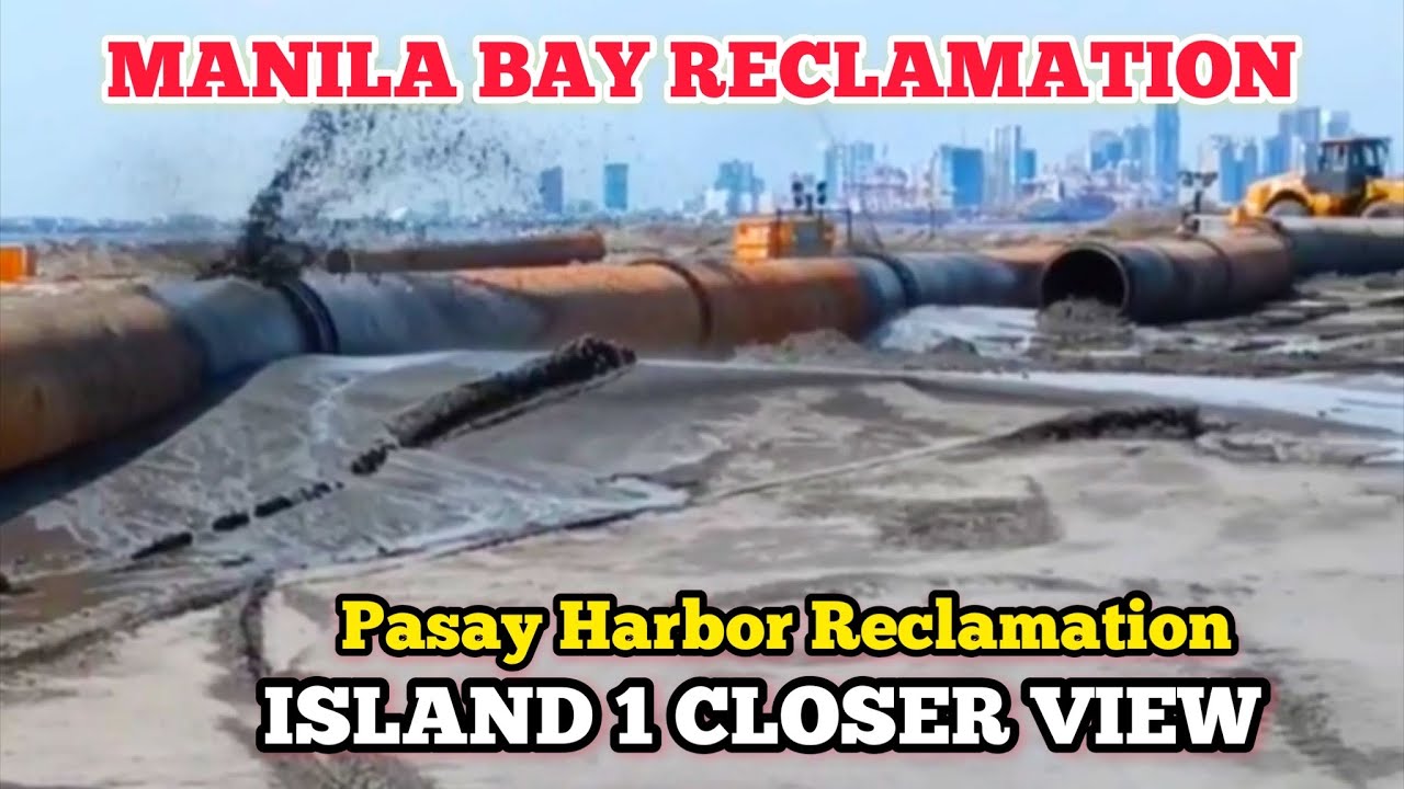 PASAY HARBOR RECLAMATION ISLAND 1 CLOSER VIEW! - YouTube