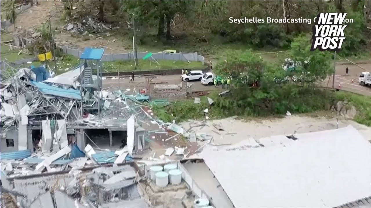Seychelles declares emergency after massive explosion - YouTube