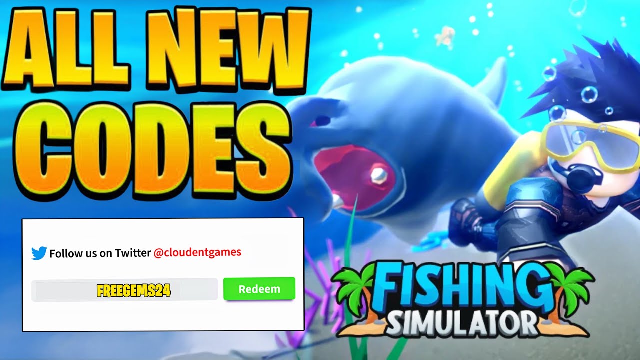 *NEW* ALL WORKING CODES FOR FISHING SIMULATOR IN 2024! ROBLOX FISHING ...