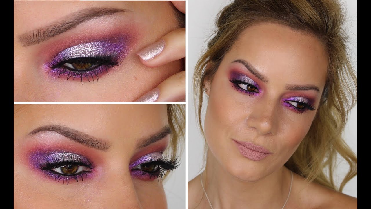 Purple Shimmer Sunset MakeUp Tutorial | Shonagh Scott | ShowMe MakeUp ...