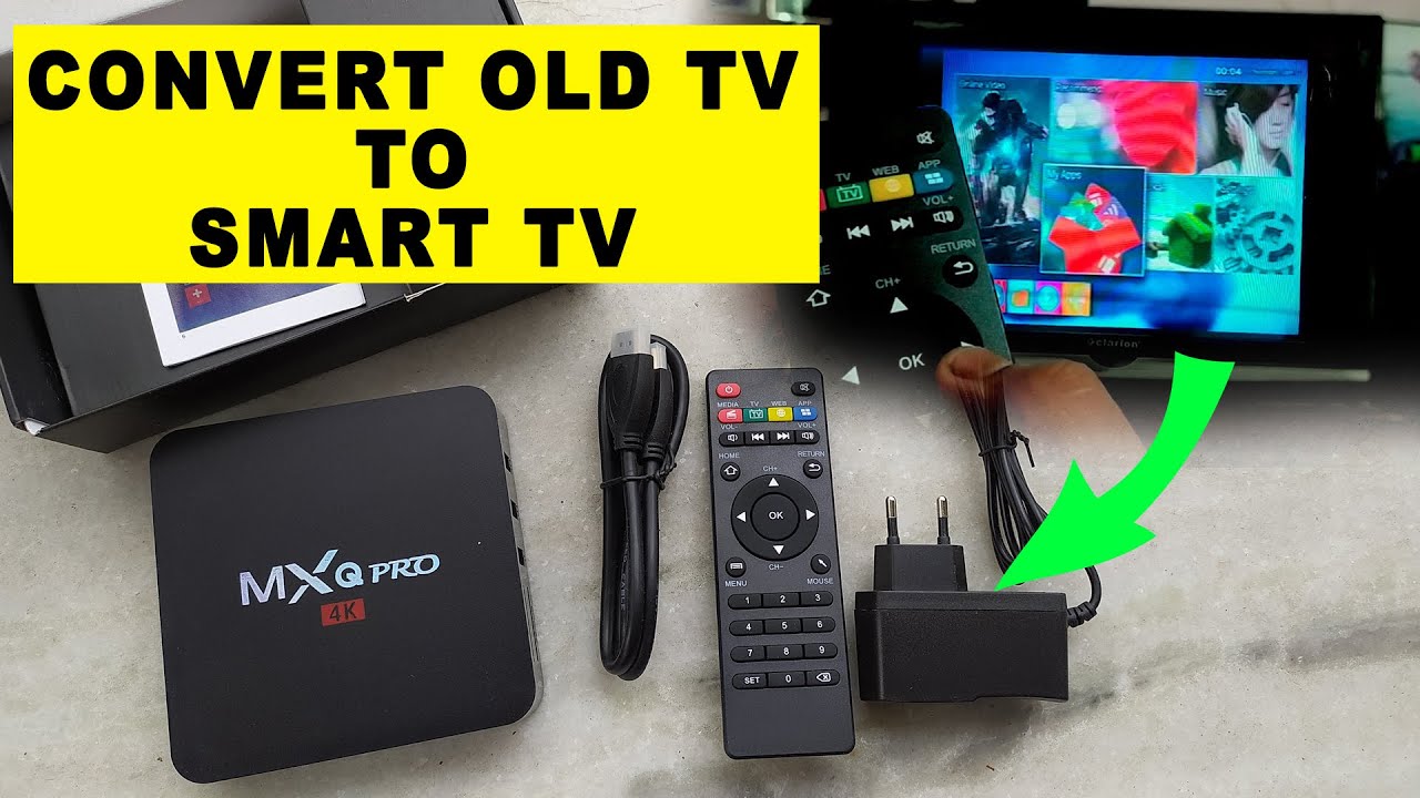 Convert Old TV To Smart TV - Android TV Box Setup Old TV - YouTube