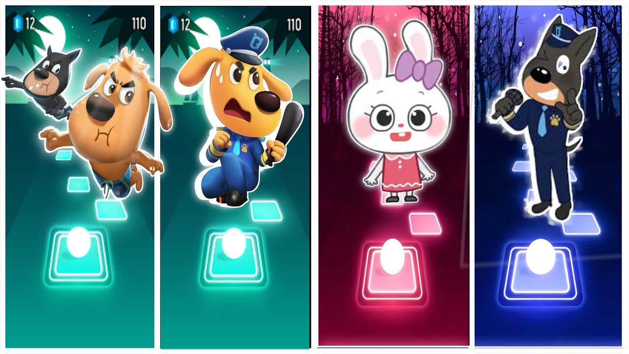 Sheriff Labrador 🆚 Sheriff Labrador 🆚 Little Rabbit 🆚 Police Officer 🎶 ...