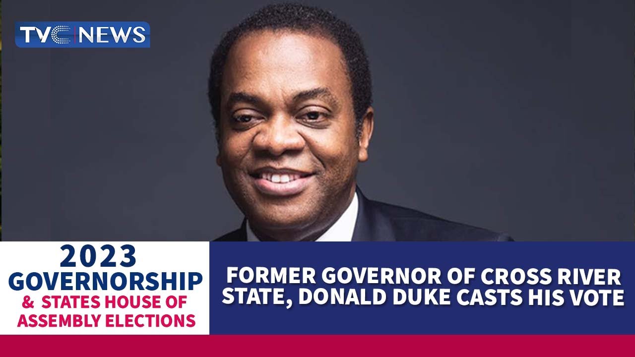 Former Governor of Cross River state, Donald Duke Casts his vote - YouTube