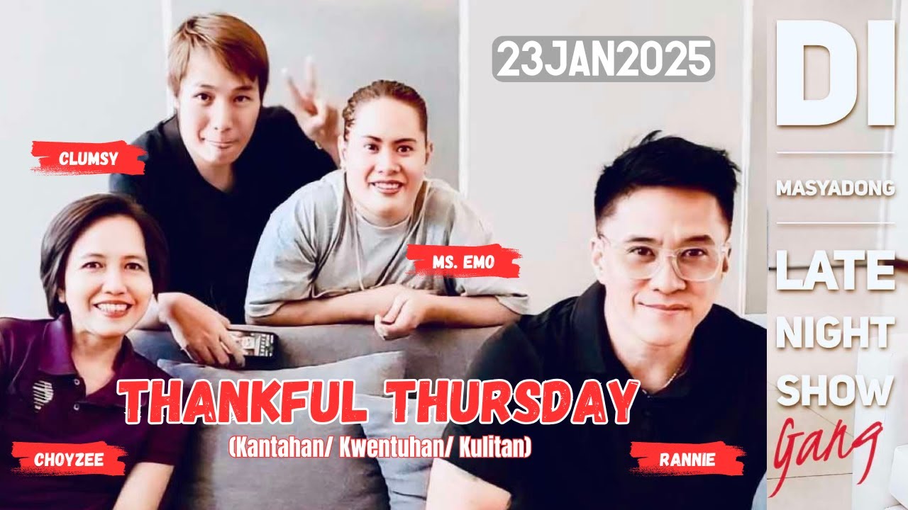 DMLNS The Oracle's Choyz: Thankful Thursday (Kantahan/Kwentuhan/Kulitan) - YouTube