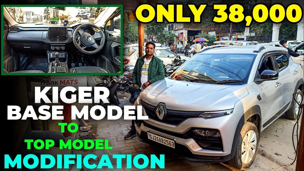 Renault kiger base model To top model modification 🥰🥰🔥l Kiger base ...