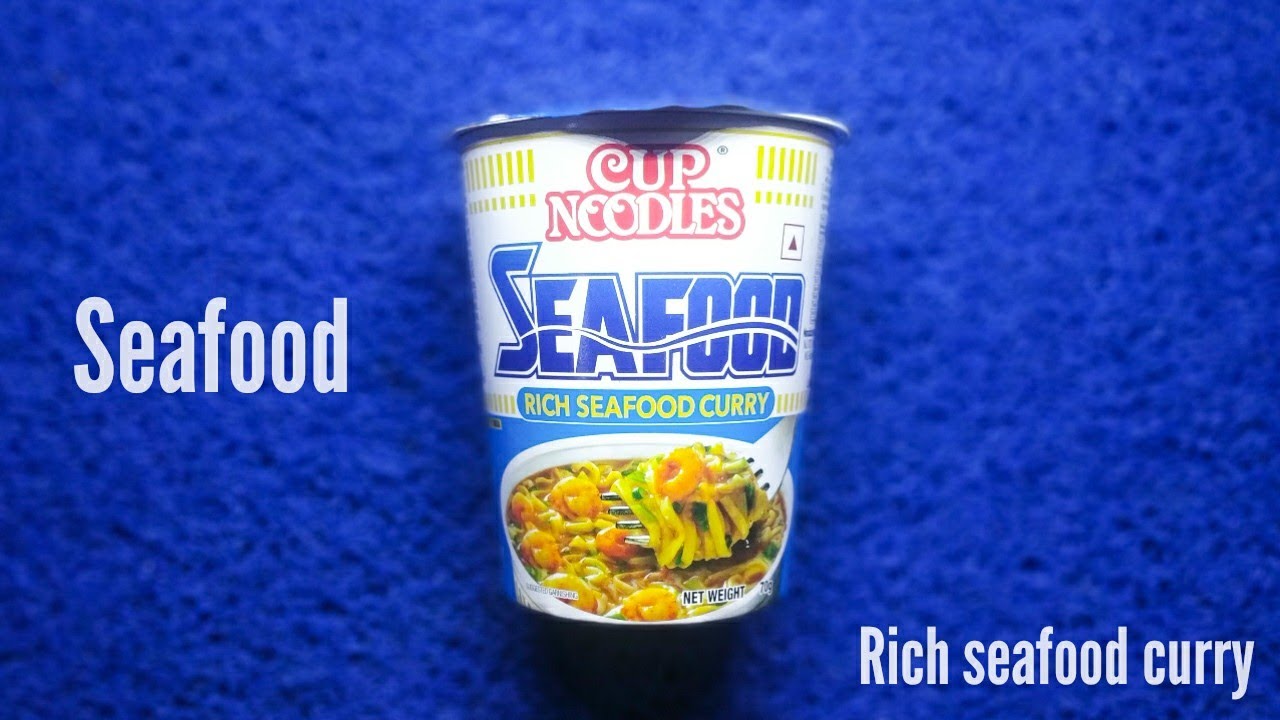 Rich seafood curry cup noodles #smartproreviewtv - YouTube