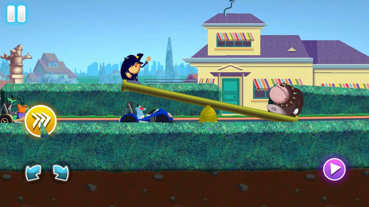 Oggy Super Speed Racing (The official Game) House Level 2 - YouTube