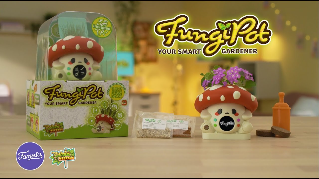 Garden Keepers Fungipot.🌱 La Primera Mascota Digital Interactiva. Anuncio TV - YouTube