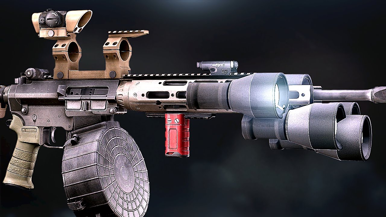 Tactical Mk47 Flashlight Build (5x Klesch-2U) - YouTube