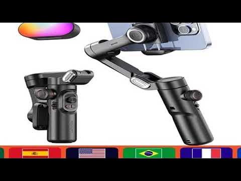 AOCHUAN 3-Axis Handheld Gimbal Stabilizer for Smartphone with Fill ...