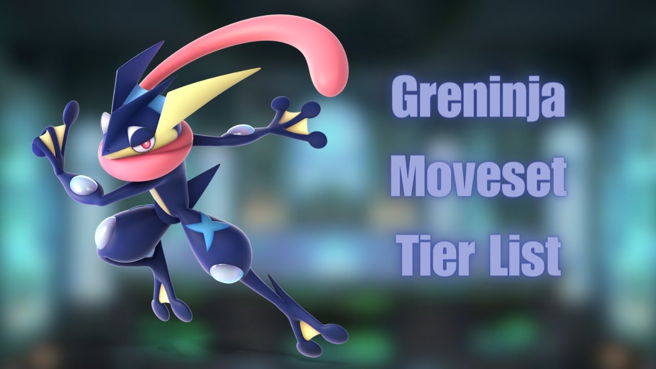 Super Smash Bros Ultimate Moveset Tier List: Greninja - YouTube