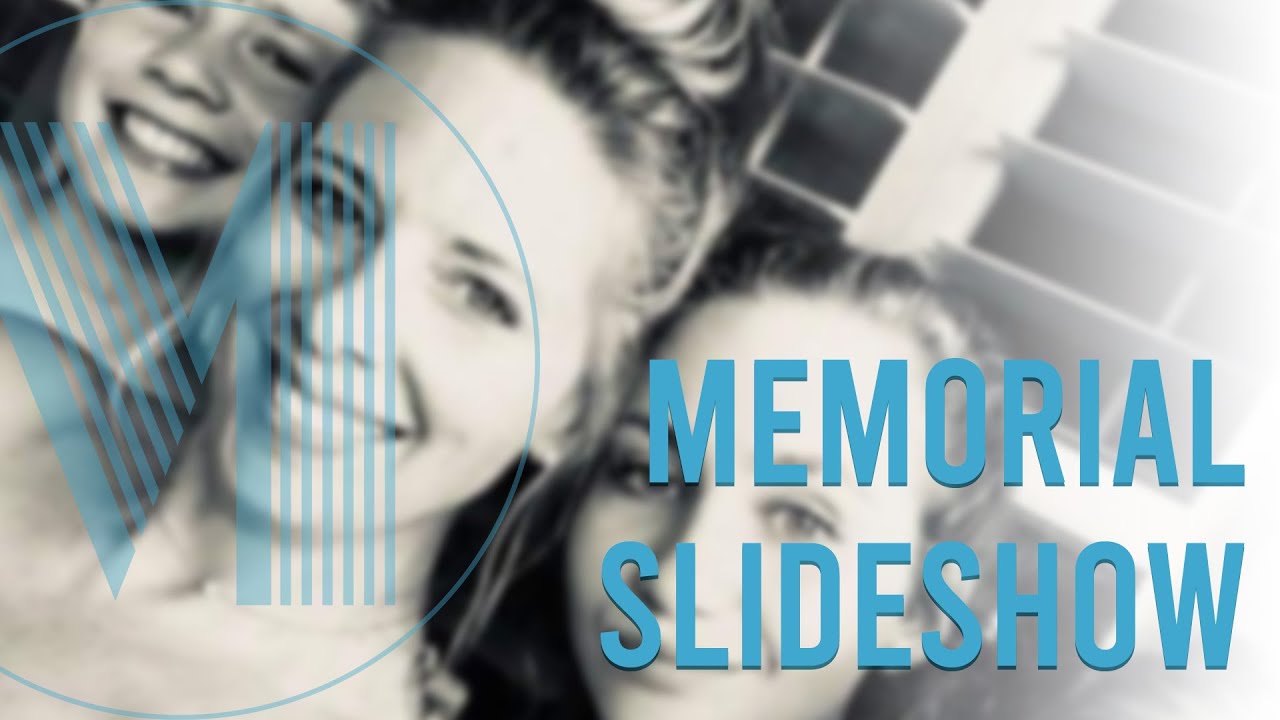 Memorial Slideshow | Carrie | Milestone Slideshows - YouTube