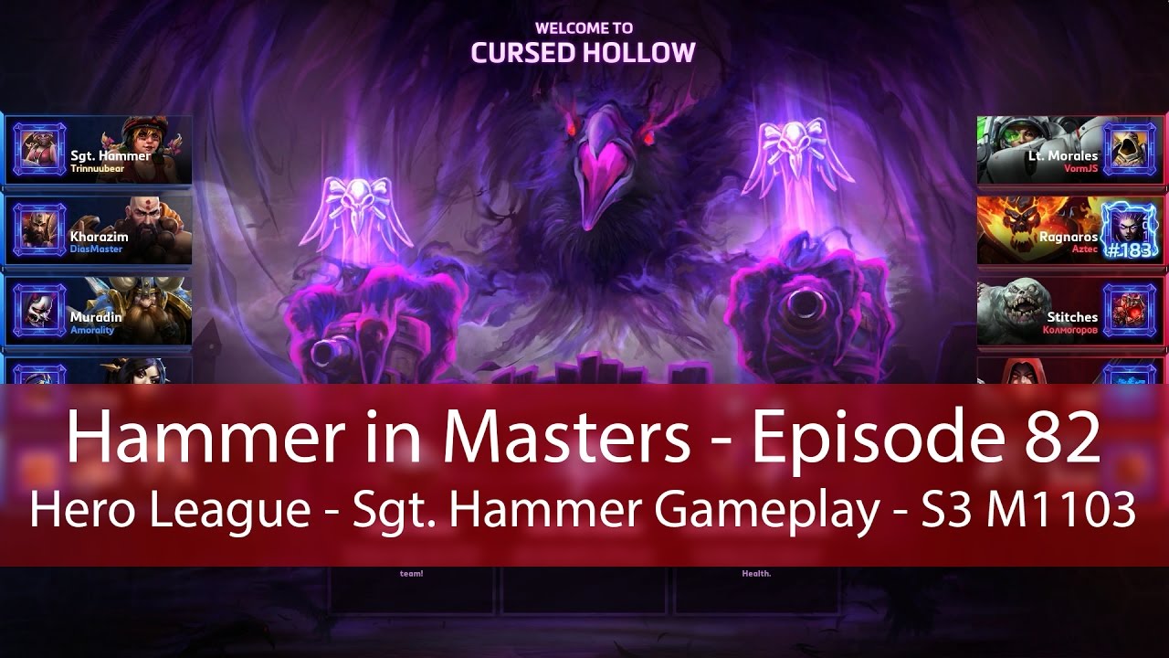 Heroes of the Storm: Sgt. Hammer in Master League (Sgt. Hammer Gameplay ...