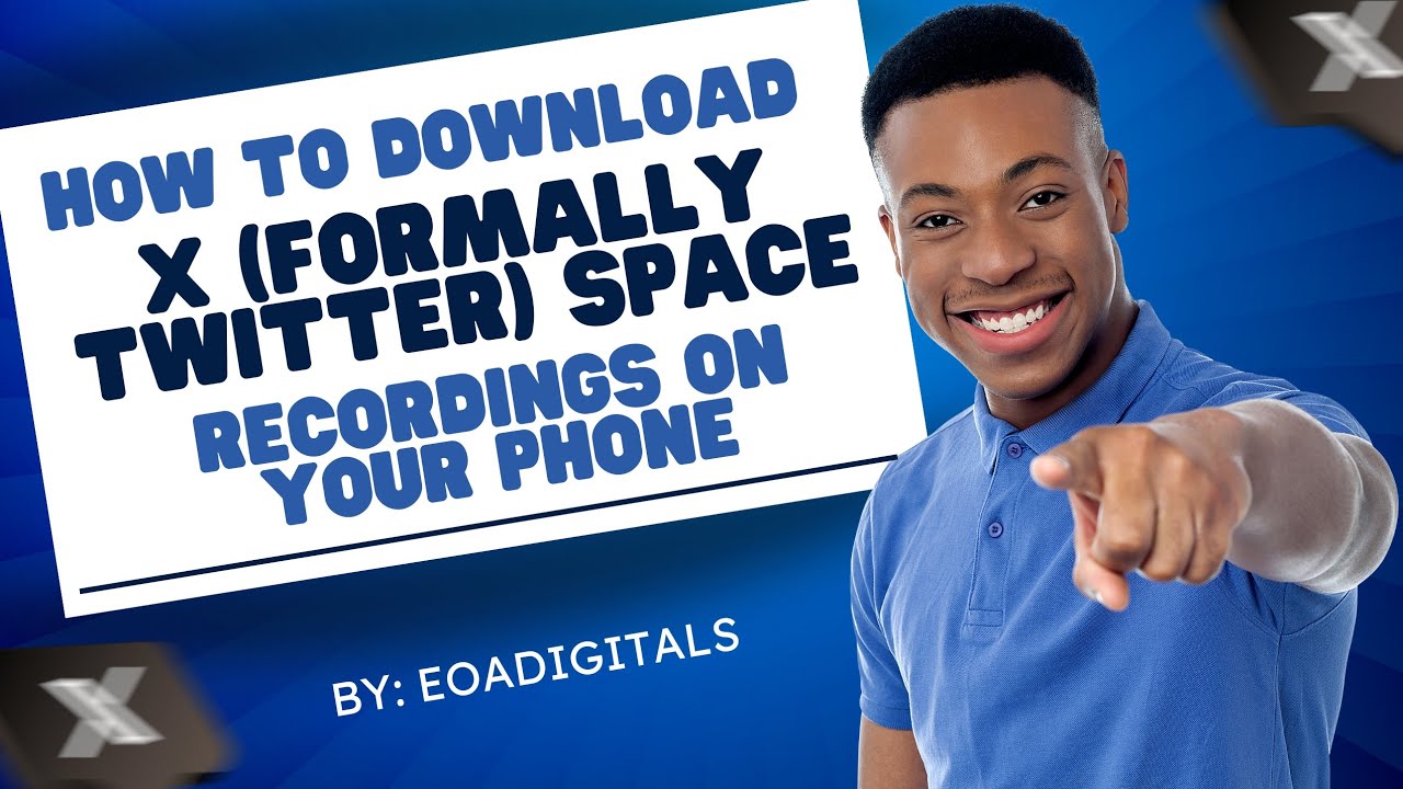 How to download X (Formally Twitter) space recordings on your phone ...