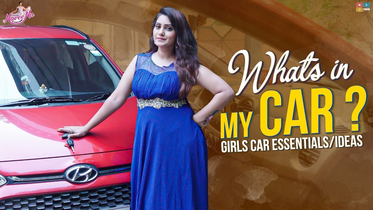 What’s In My Car || Girls Car Essentials || Ideas || Naveena Vlogs ...