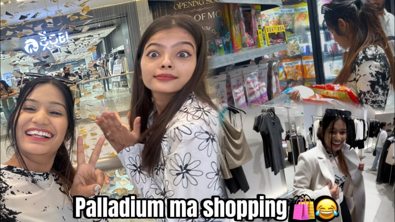 PALLADIUM MA SHOPPING 💸😈🤑🔥 |KINJALTHAKORVLOGS | AHMEDABAD - YouTube