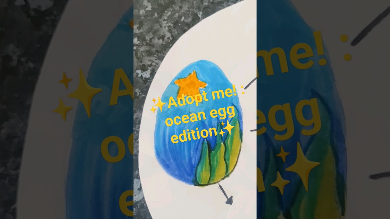 adopt me! ocean egg edition 🩵( part 1) - YouTube