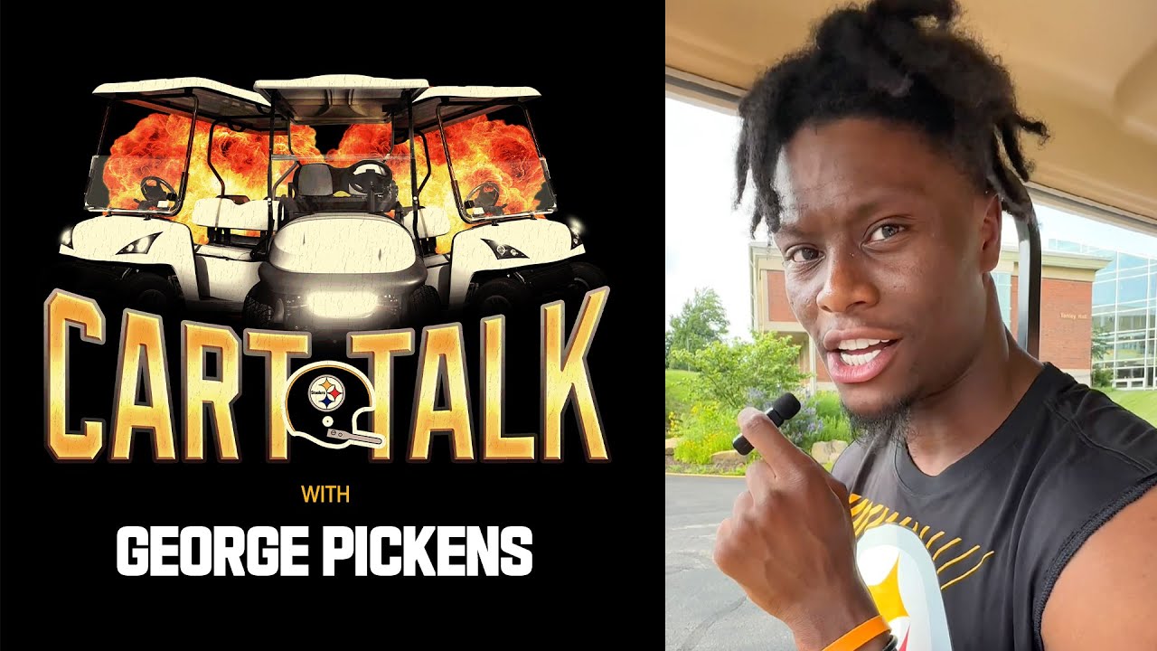 Pickens talks fashion & music on Cart Talk | Pittsburgh Steelers - YouTube
