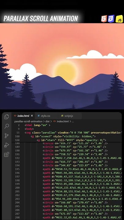 Parallax Scroll Animation Programming Html Css Js Code Web