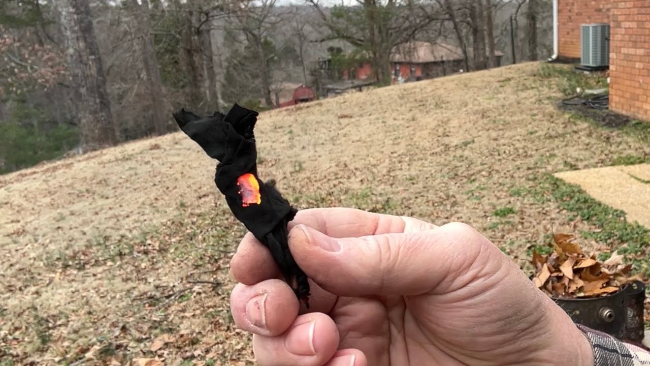 How To Make “No Char Tin” Char Cloth, Next Fire Mentality - YouTube