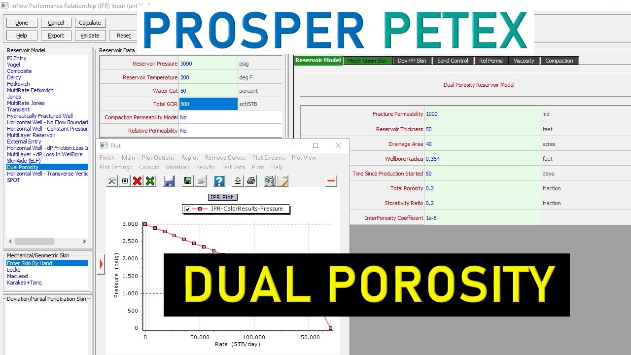 Prosper 17: Dual Porosity IPR Model - YouTube