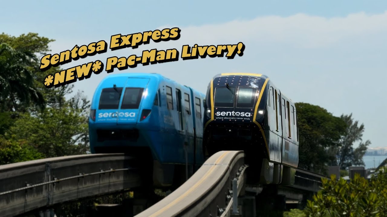 Sentosa Express New Pac-Man Livery showcase! - YouTube